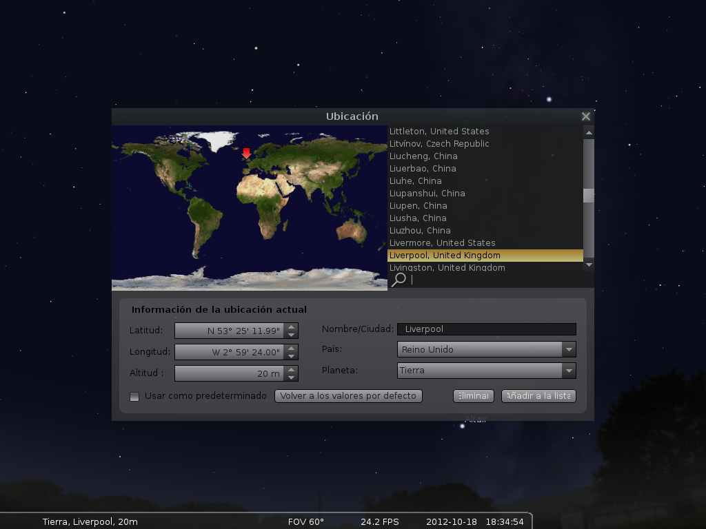 Stellarium, astronomía en Gnu Linux | Archbilly