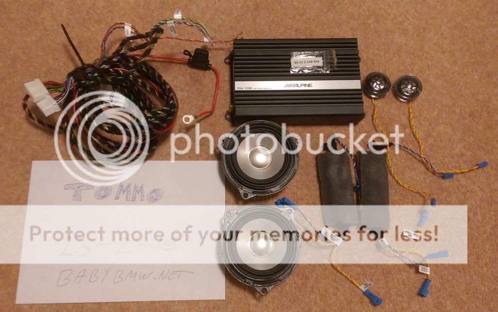 **SOLD**Alpine audio retrofit kit for up to 09/09 cars. | Baby BMW Forum